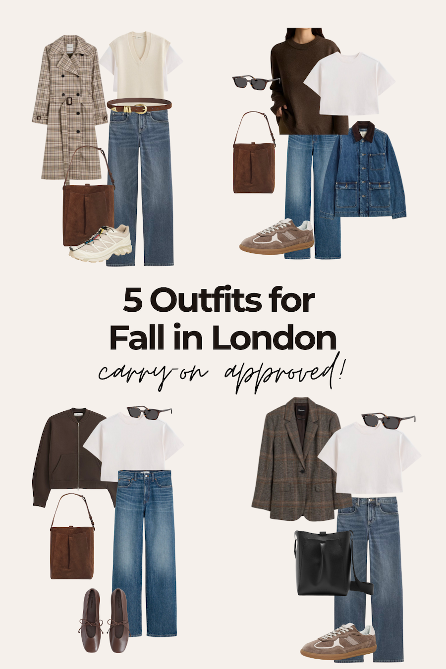 Five Easy Outfits for Fall in London + A Helpful Packing List - Linds Alyse