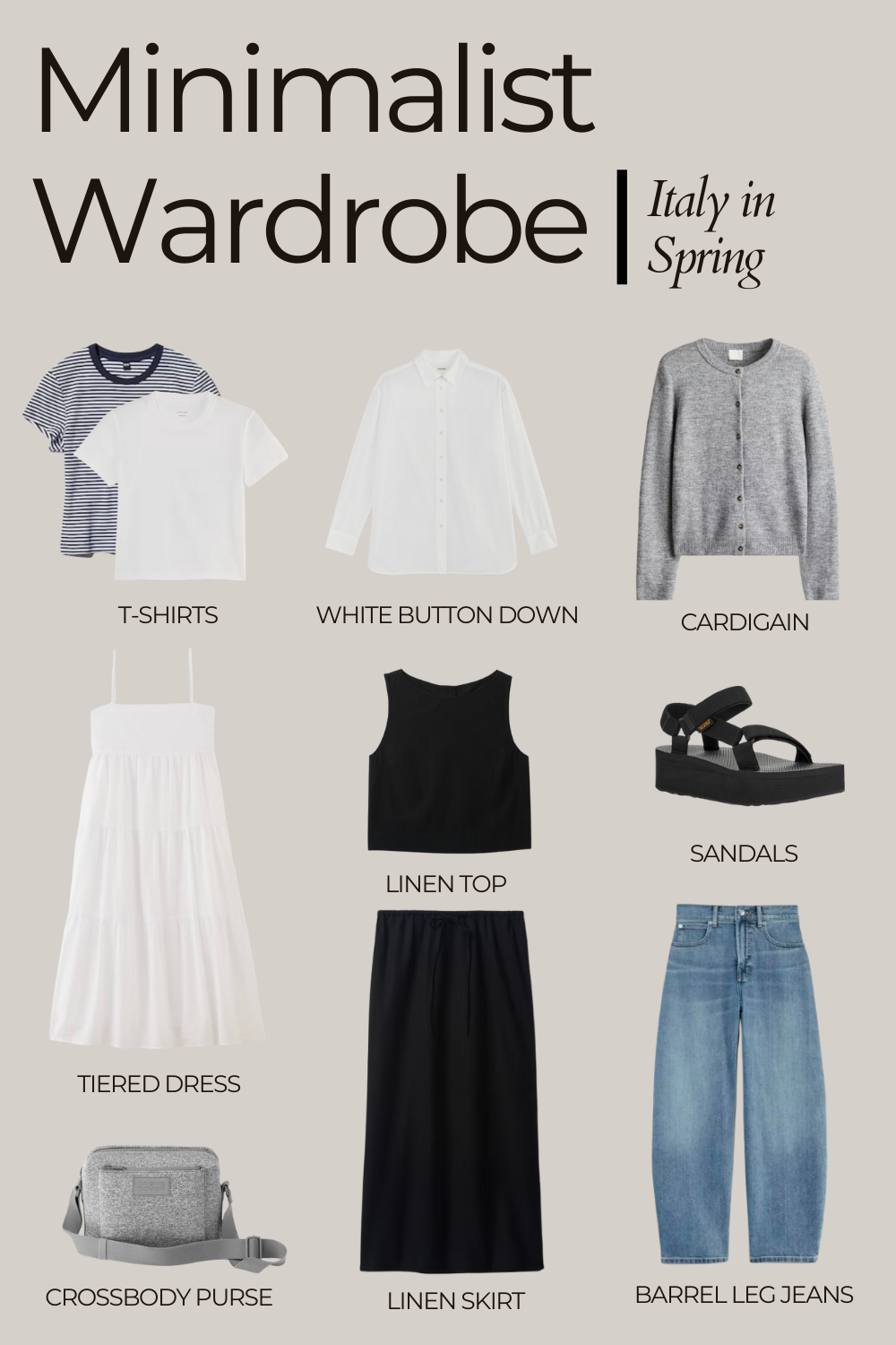 The Perfect Italy Travel Capsule Wardrobe for Spring (Stylish ...